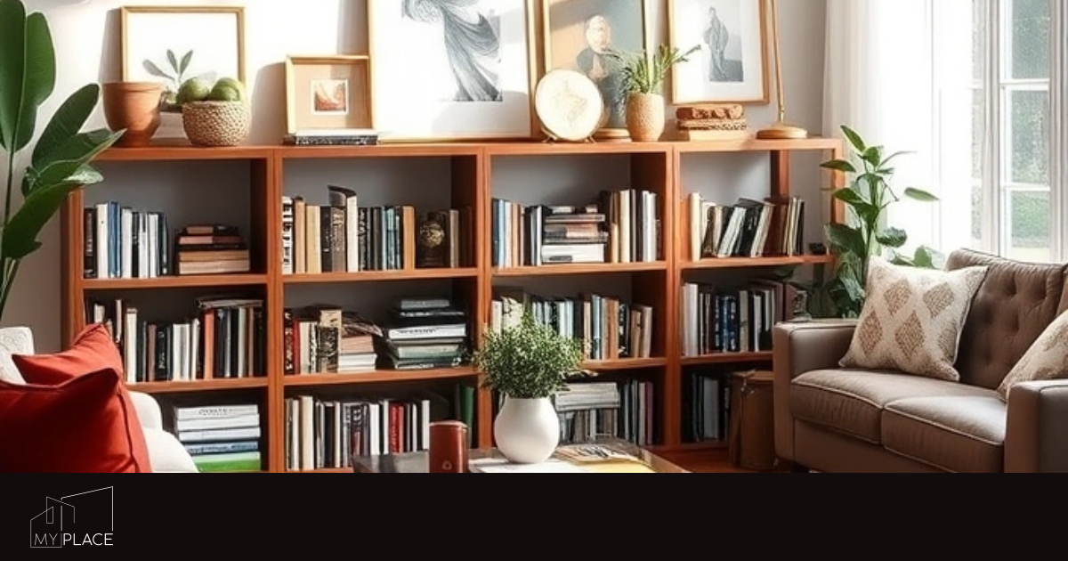 8 tips για να κάνετε τη βιβλιοθήκη του σαλονιού να... λάμψει! - My Place